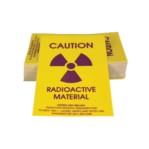 'Caution: Radioactive Material' Label - GMS Australia Pty Ltd