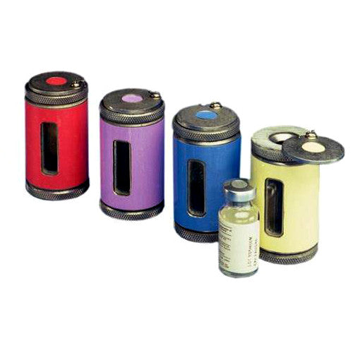 Colour-Coded Lead Vial Shield - GMS Australia Pty Ltd